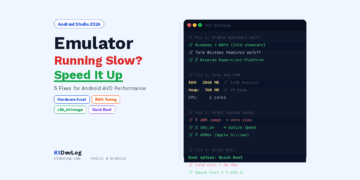 Android studio emulator running slow? 5 Ways to Speed It Up
